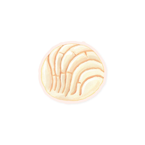 Concha Vinyl Sticker | Mexican Sweet Bread Sticker - Terra Cotta Gorge Co.